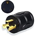 Amazon.com: Elecstream Tech 30 amp rv Power Adapter 3 Prong Twist Lock ...