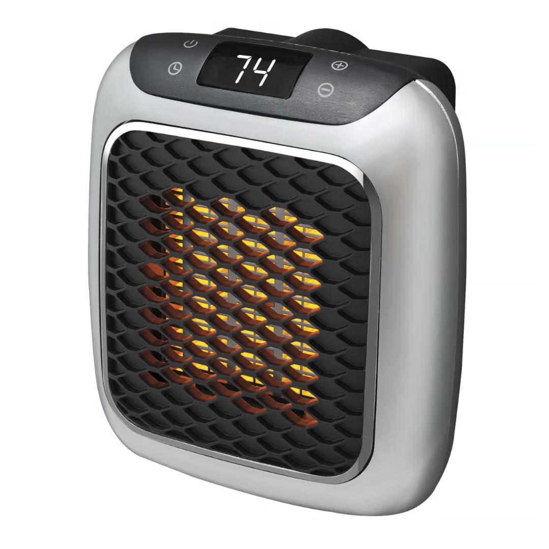Ontel Handy Heater Turbo 800W Wall Outlet Heater w/Auto Shut off for ...