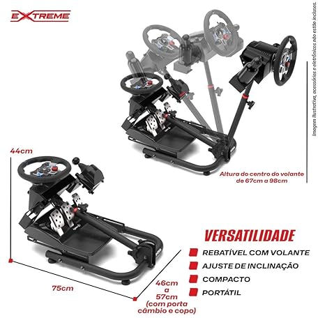 Mua Extreme Sim Racing Wheel Stand Cockpit SPRO - Black Edition Racing ...