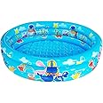 Amazon.com: 3 Rings Kiddie Pool for Toddler, 48”X12”，Kids Swimming Pool ...