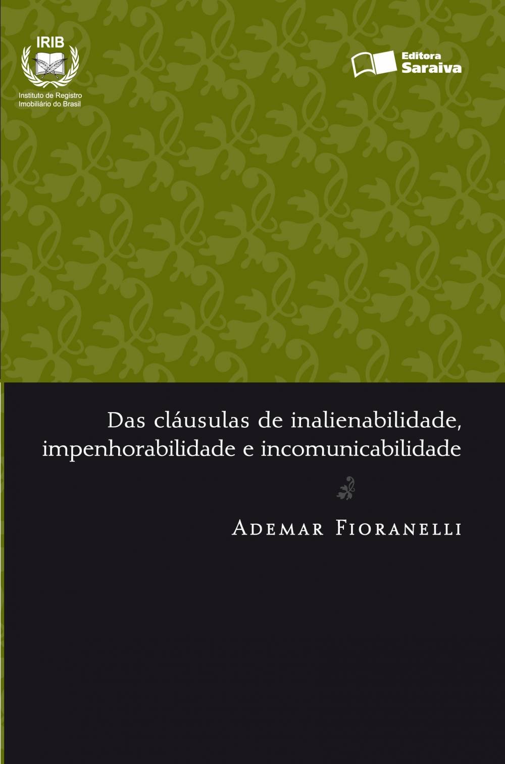 Das Cláusulas de Inalienabilidade PDF Ademar Fioranelli