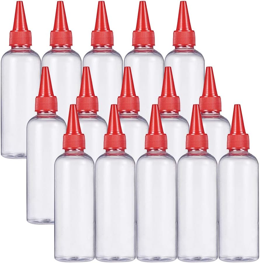 BENECREAT 15 Paquet 100 ML Embout Transparent Applicateur Bouteille ...