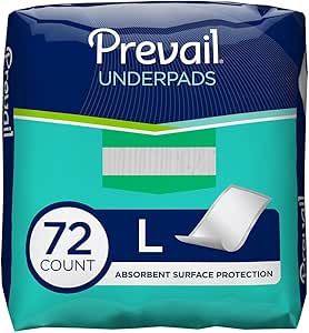 Prevail Fluff Incontinence Underpads 23"x 36", 72 Count : Health ...