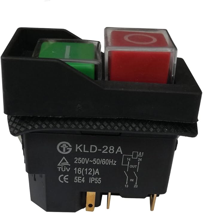 5pins trancheuse étanche magnétique anti-explosion Push Button Switch ...