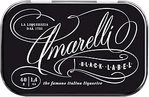 Amazon.com: Amarelli tins Pure Liquorice Extract, The Famous Italian ...