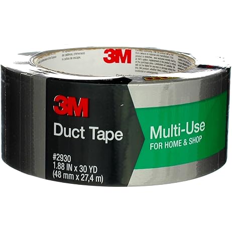 Amazon Basics 3M Tape 3340 - Heavy Duty HVAC Duct Tape (2.5"x50yd, -40 ...