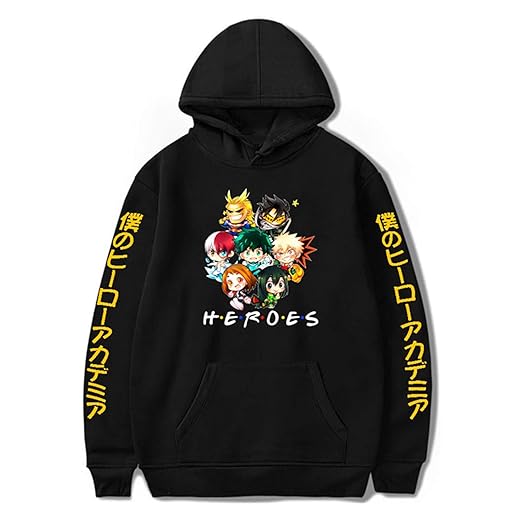 MORGENLICHT My Hero Academia Friends Hoodies MHA Anime Fashion Pullover ...