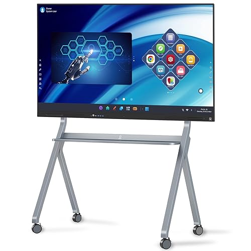 LINGHUFOX 75 Inch Smart Board, 4K UHD Touch Screen Digital Whiteboard ...