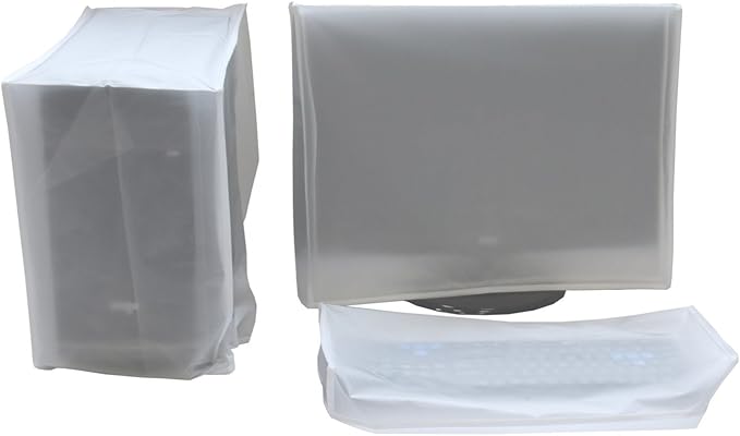Computer Dust Cover, SZBRO Monitor +Keyboard+CPU Tower Desktop 3 Pieces ...