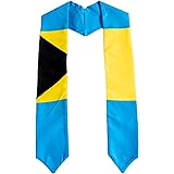 Amazon.com: Bahamas Bahamian Flag Graduation Stole/Sash/Scarf: Clothing