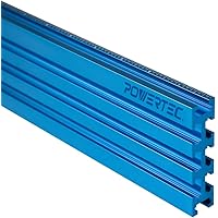 POWERTEC 71488 Multi T-Track Fence with Laser Measure Right to Left, 3 ...