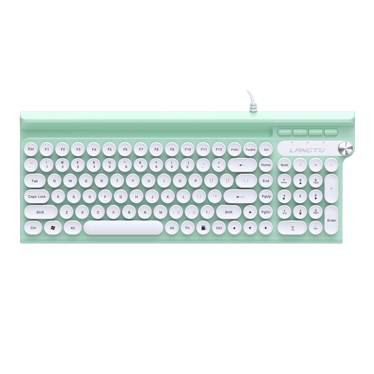 Mua Wired Keyboard, Cute Keyboard Esay to Type, Compact Full Size 102 ...