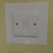 kenable Light Switch Surround Finger Plate White [2 Pack]: Amazon.co.uk ...
