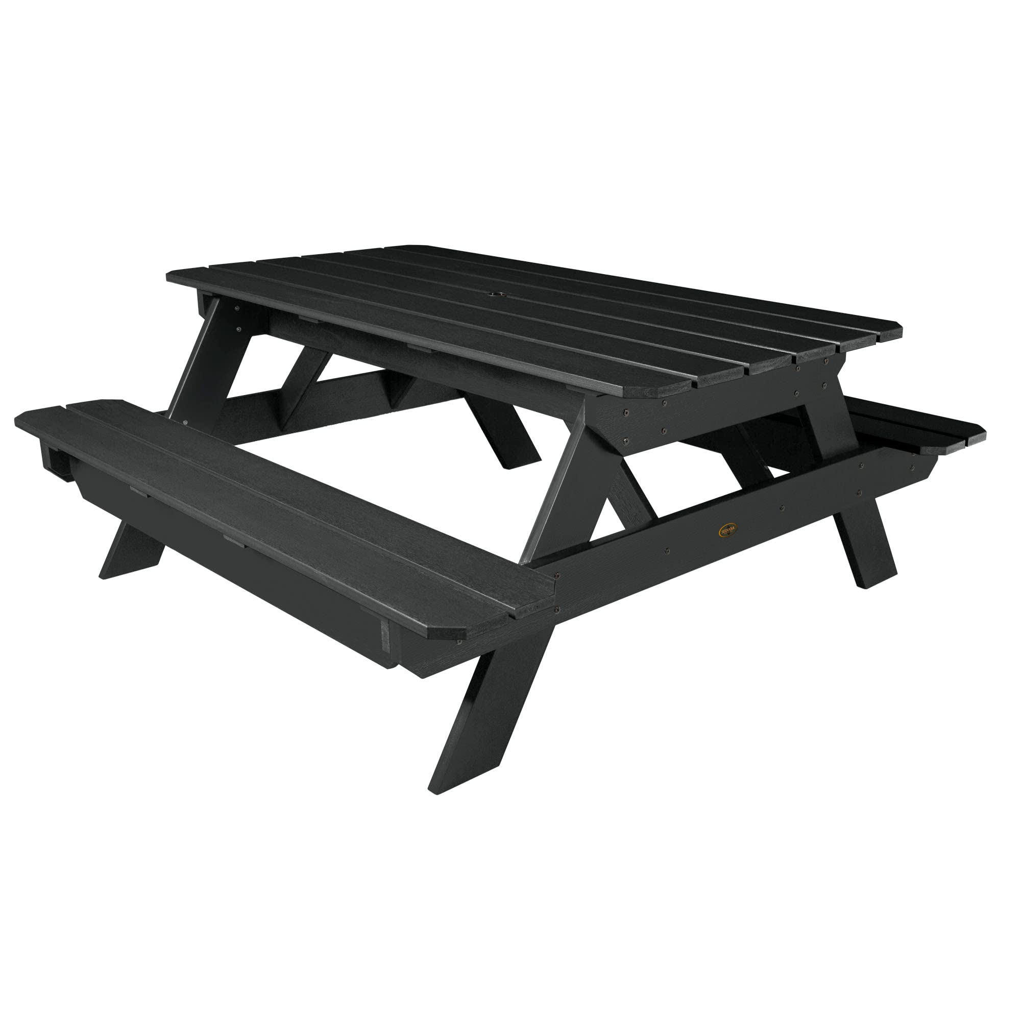 Sequoia Professional Commercial Grade National Picnic Table, Black for ...
