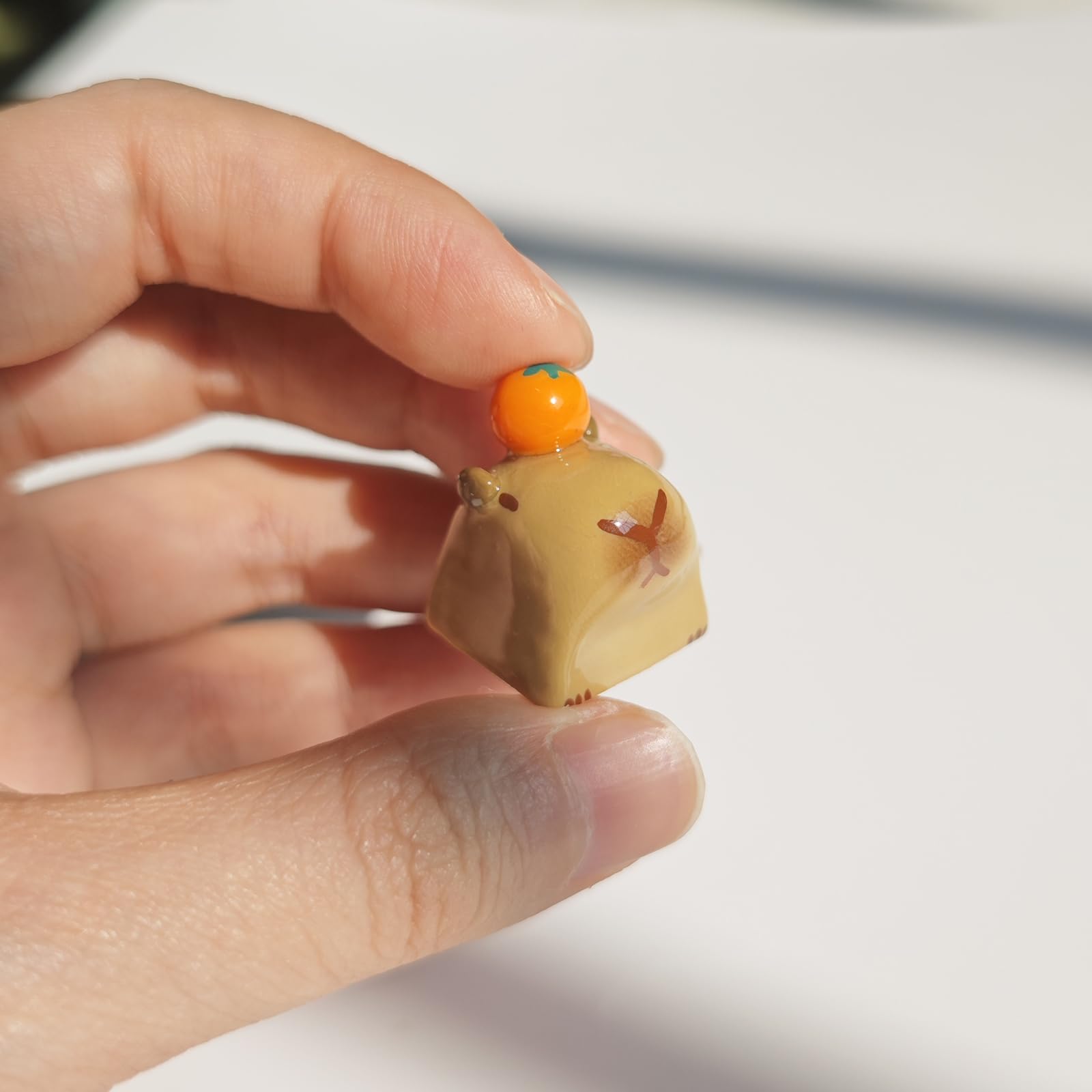 Mua Cartoon Capybara Keycap,Custom 3D Handmade Clay Artisan ESC Keycap ...