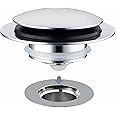Amazon.com: Chrome Plated Universal Tub Dain Stopper, Hidrop Pop Up ...