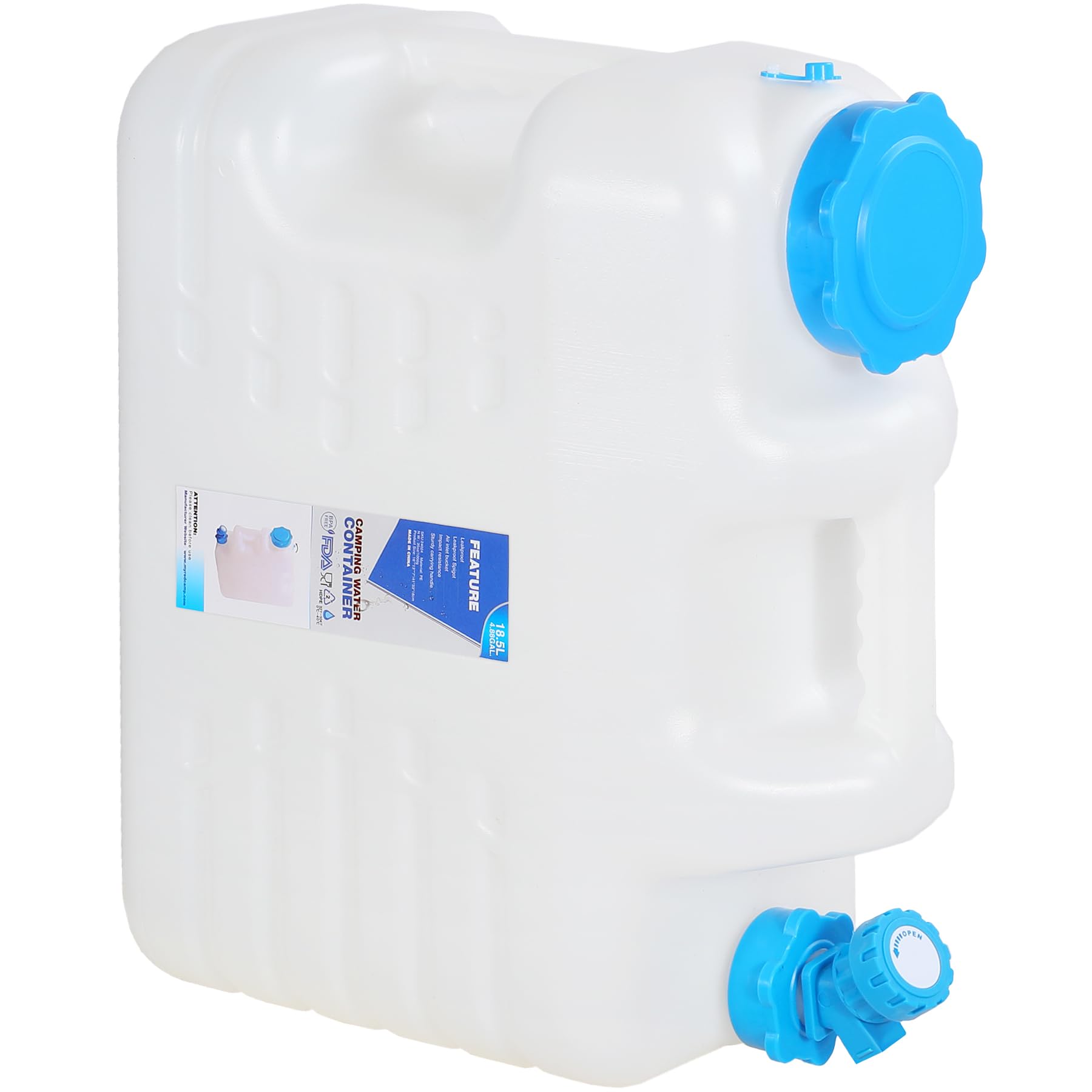 Mua REDCAMP 5 Gallon/18.5L Portable Water Container with Spigot ...