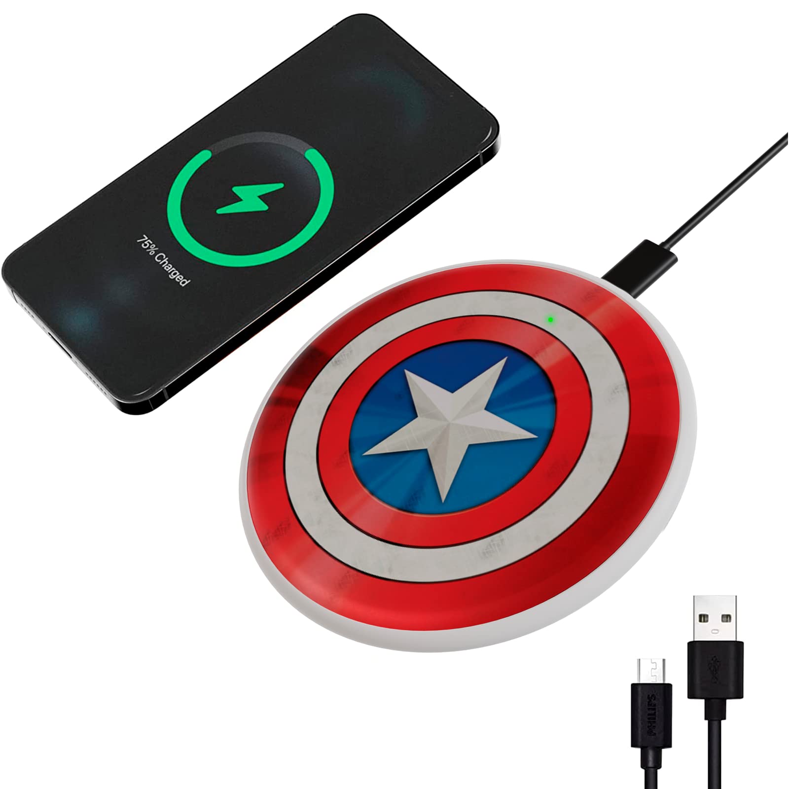 Mua Marvel Avengers Captain America Shield Wireless Charging Pad ...
