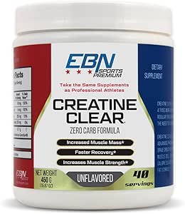 Amazon.com: Creatine Clear- Patented Zero Carb, Sugar Free Creatine ...