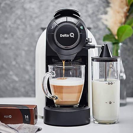Amazon.com: Delta Q Portuguese Amazing Espresso Machine, MilkQool ...