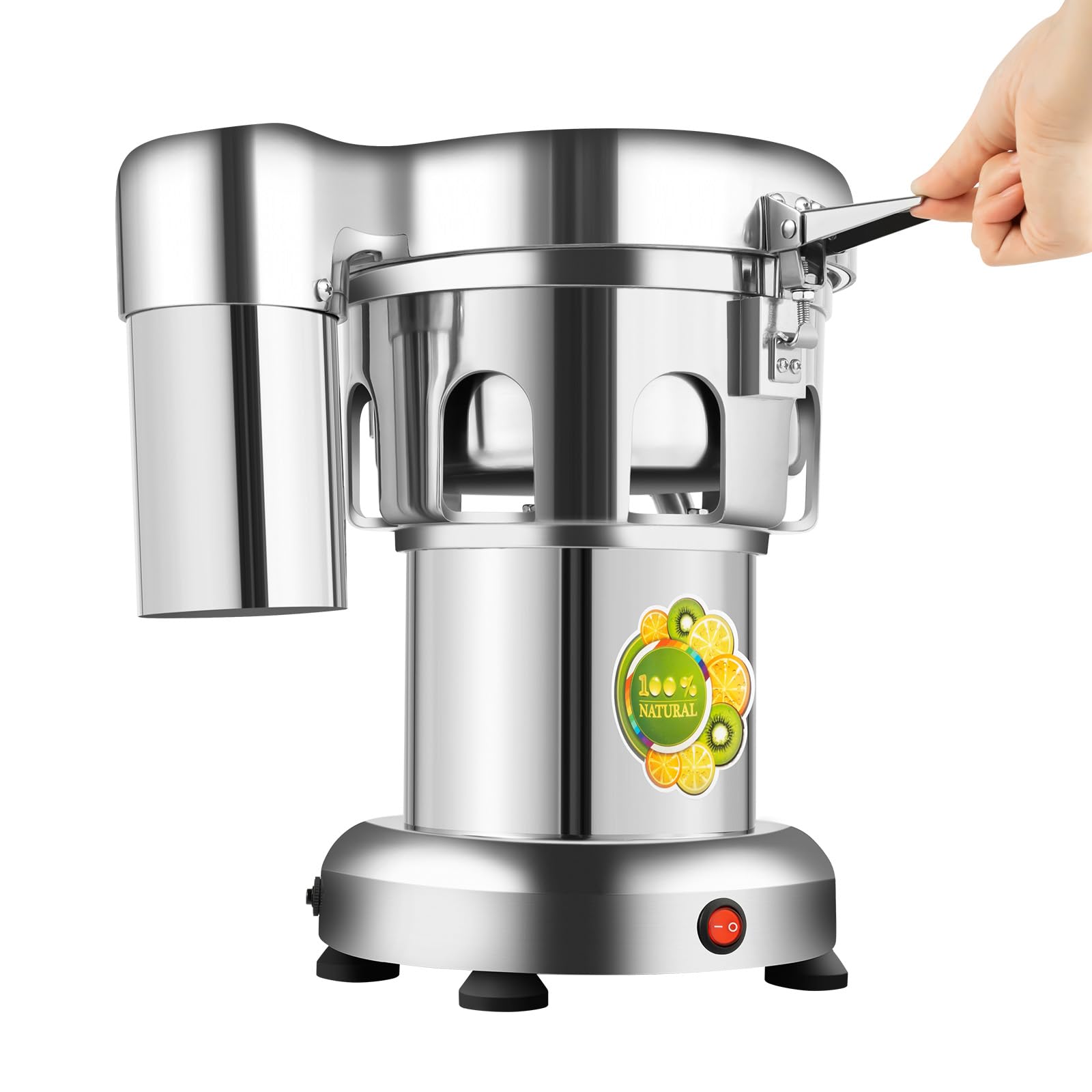 Commercial Electric Fruit Juice Extractor, 370W Centrifugal Juicer ...