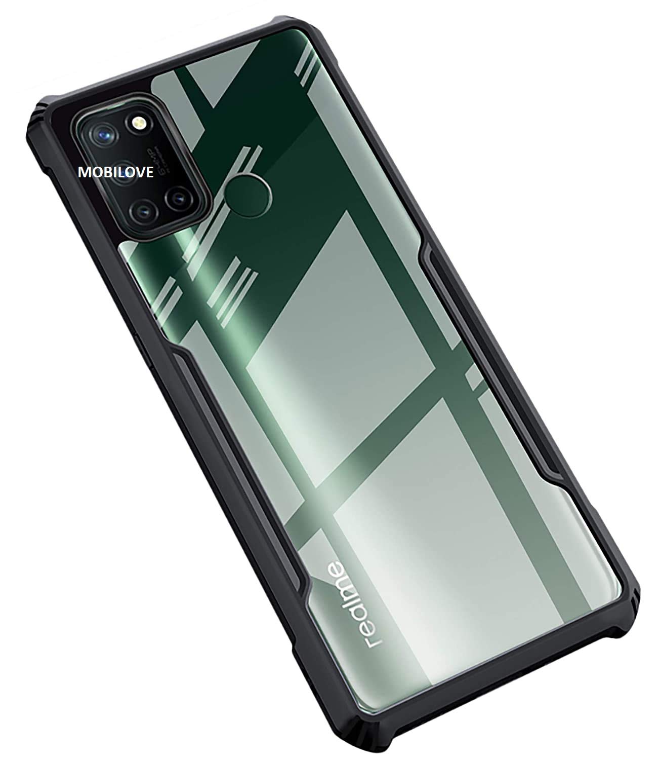 MOBILOVE Back Cover for Realme 7i / Realme C17 | Four Corner Hybrid ...