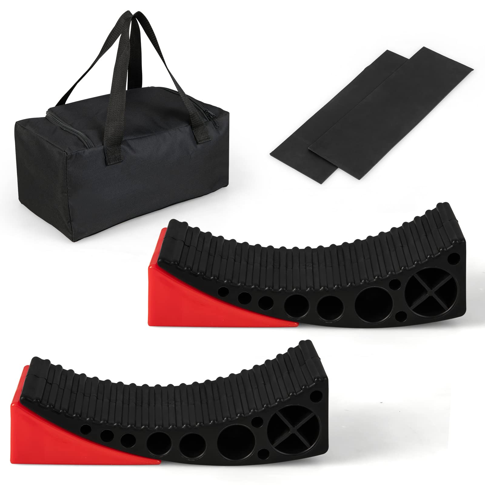 Mua GYMAX Caravan Levelling Blocks Includes 2 Curved Levelling Discs, 2 ...