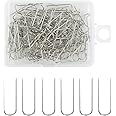 Amazon.com: 100 Pieces U Shaped Fork Pins for Sewing Double Blocking ...