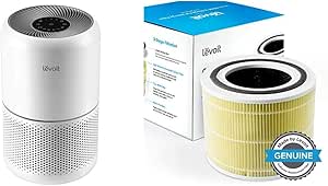 Amazon.com: LEVOIT Air Purifier, for Large Room, Core 300, White & Core ...