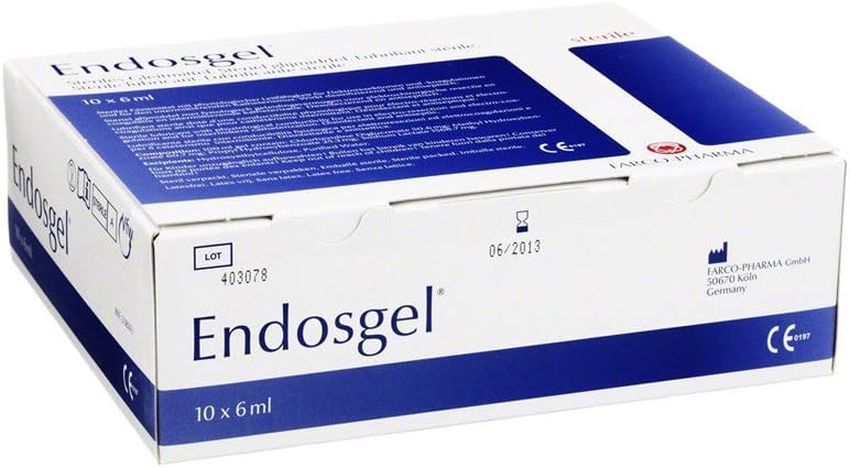 Endosgel Sterile Lubricant with Physiological Conductivity for Electro ...