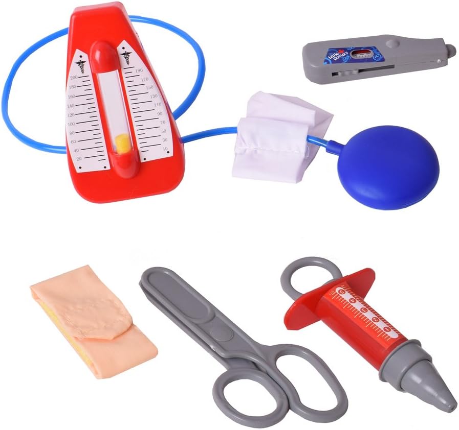 TE-Trend Doctor Set Doctor’s Coat Doctor Accessories 9-teilig ...