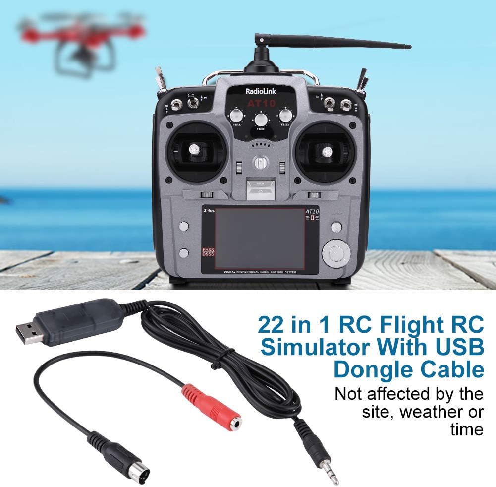 keenso RC Simulator Cable, USB Dongle Cable Set Compatible with 22 in 1 ...