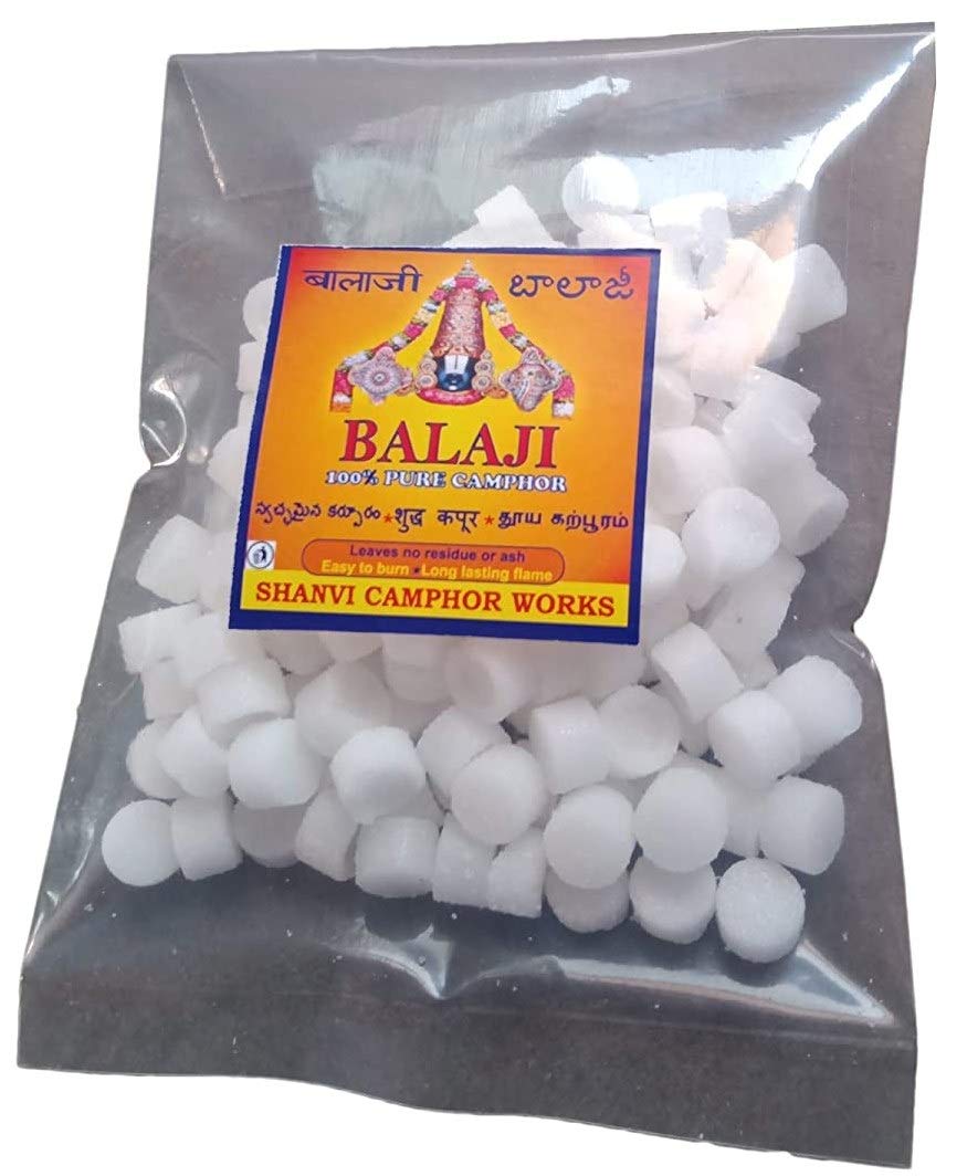 Buy Shanvi Camphor Works Pure Camphor for Pooja (40 Grams) Online at ...