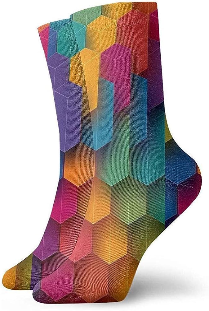 Ahdyr Calzini unisex di media lunghezza, calzini casual da uomo per ...