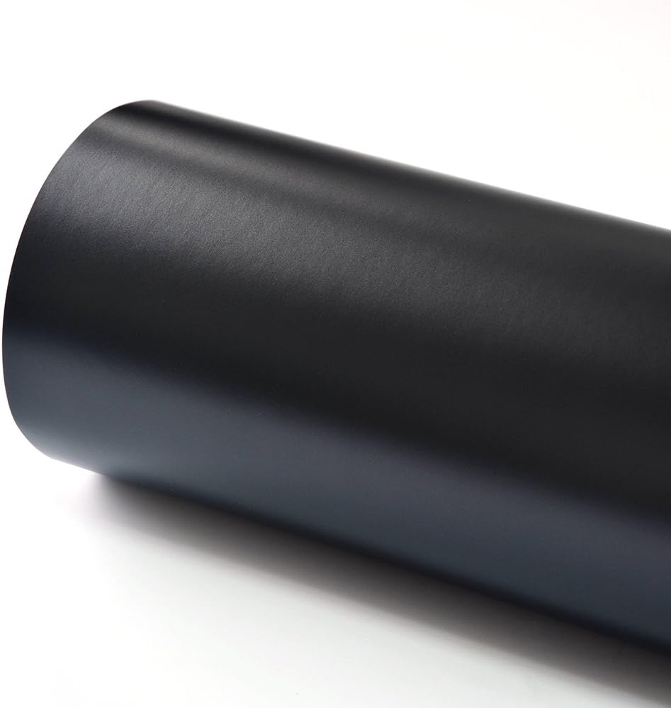 VINYL FROG Vehicle Wrap Vinyl Matte Black Stretchsble Air Release PVC ...