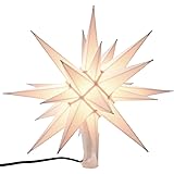 Amazon.com: Elf Logic - 12" LED Moravian Star Tree Topper - Bright ...
