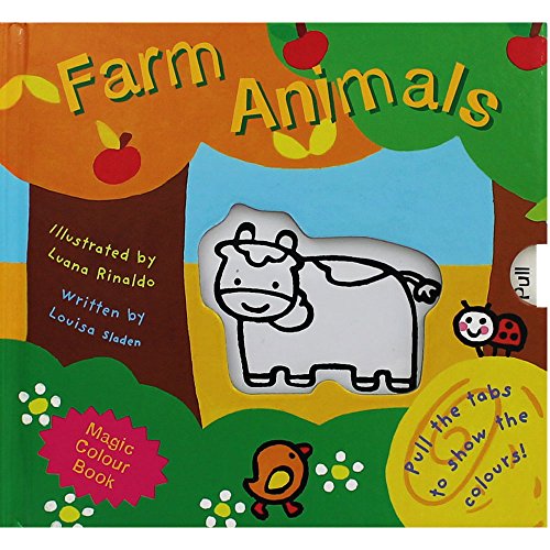 Farm Animals: Magic Colour Book: Sladen, Louisa: 9780857268860: Amazon ...