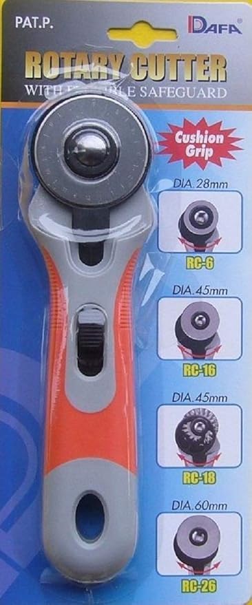 DAFA 45mm Soft Grip Rotary Cutter: Amazon.co.uk: Kitchen & Home