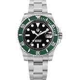 Amazon.com: watchdives VH31 Quartz Watch, WD1972 Military Diver Watches ...
