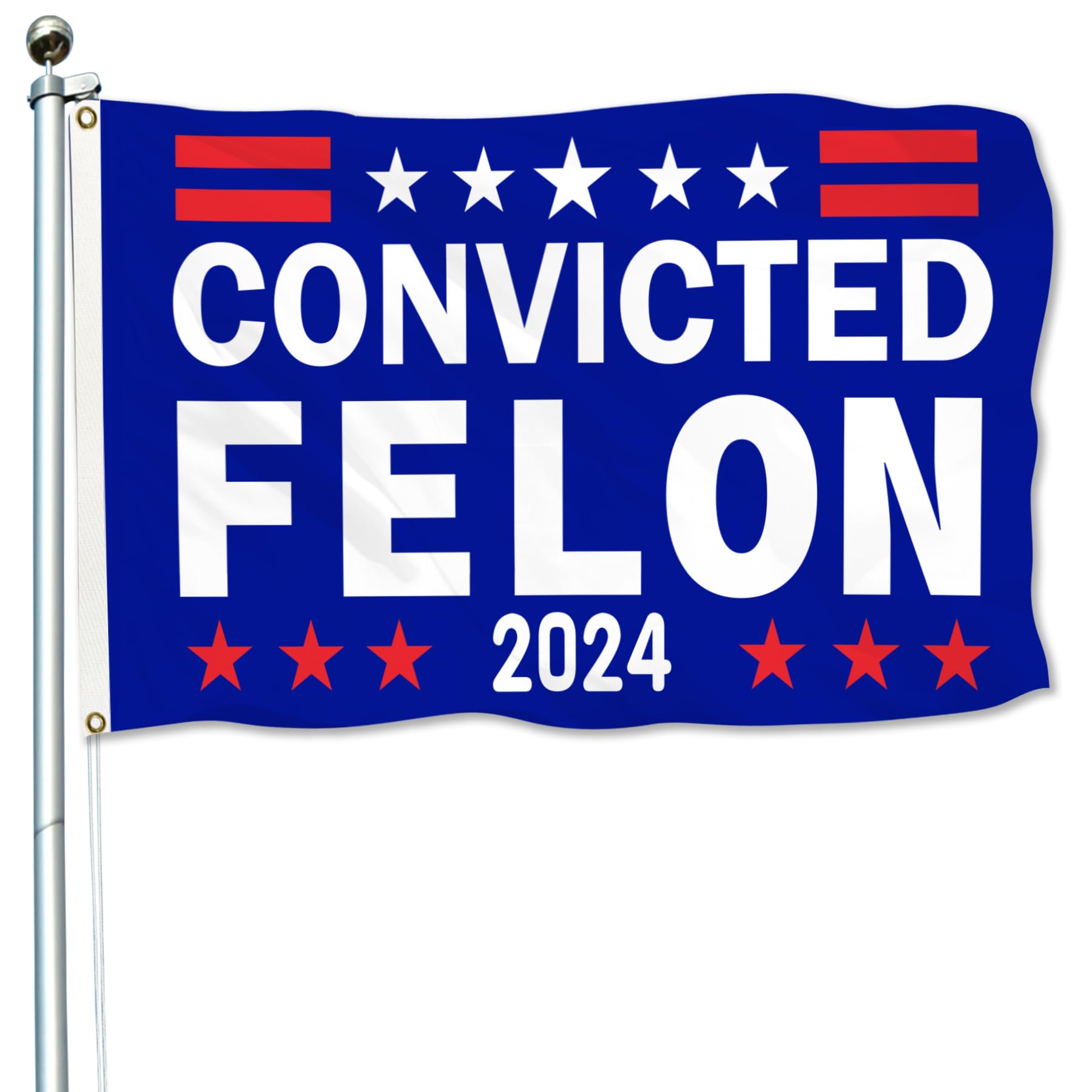 SNUWITH Trump 2024 Flag Convicted Felon 2024 Flag 3x5Ft Outdoor Flag ...
