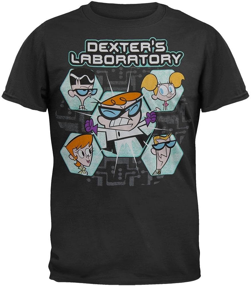 Amazon.com: Cartoon Network Men's Dexters Laboratory Group Shot T-Shirt ...