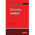 Amazon.com: Discourse Analysis (Cambridge Textbooks in Linguistics ...