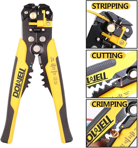 Wire Stripper Automatic Wire Stripping Tool DOWELL Self-adjusting Wire ...