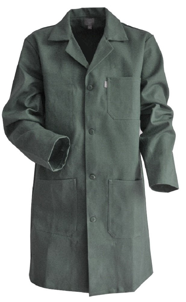 Men's workwear Green Coat / Shop coat / Work / DIY Coat (1/ XS ...
