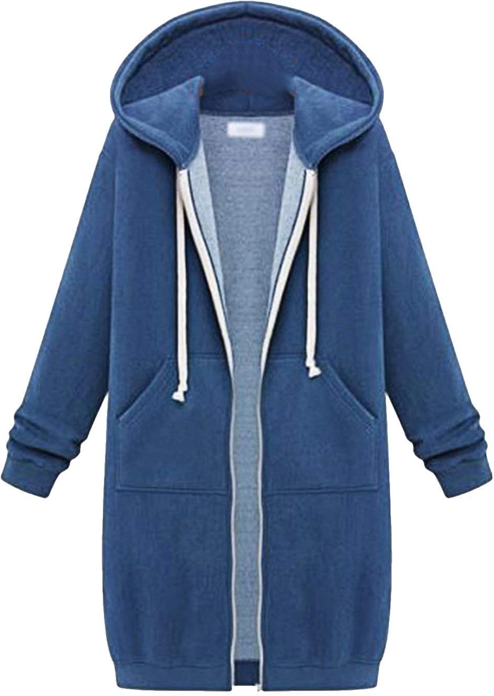 Capa con Capucha Mujer Otoño Invierno Informales Cómodo Suave Sencillos ...