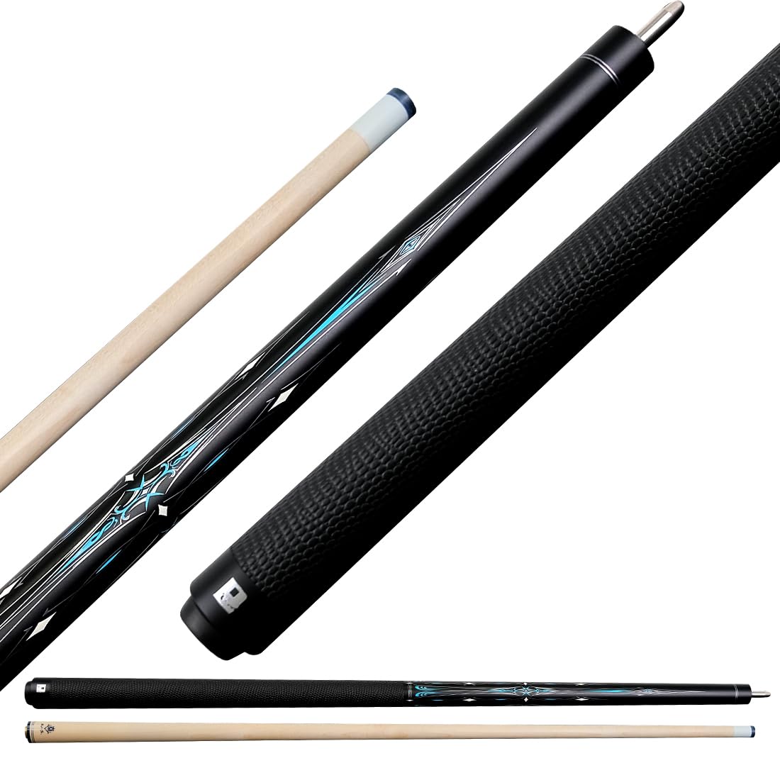 YEUEK Little Monster Equation Carbon Fiber Pool Cue Stick 12.4mm 19oz ...