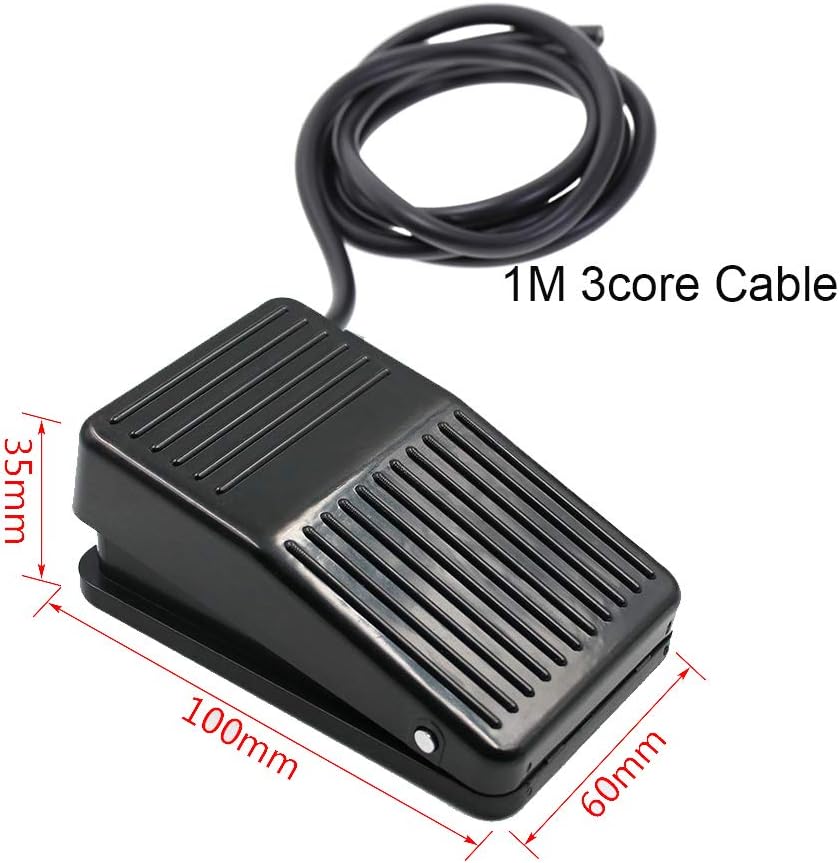 Quikhome 1 Pack Foot Controller Push Switch in-Line Foot Press Switch 2 ...