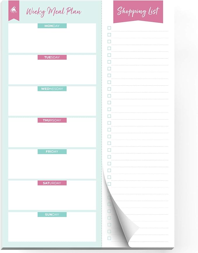 Amazon.com : Clever Fox Magnetic Meal Planner - Weekly and Daily Meal ...