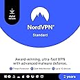 Amazon.com: NordVPN Standard, 10 Devices, 2-Year, VPN & Cybersecurity ...