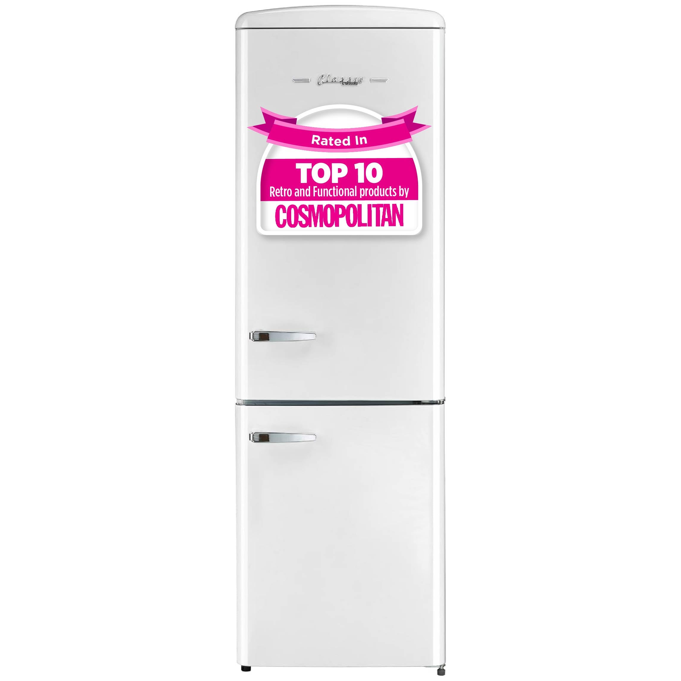 Unique Appliances UGP-330L W AC Classic Retro Refrigerator Electric ...